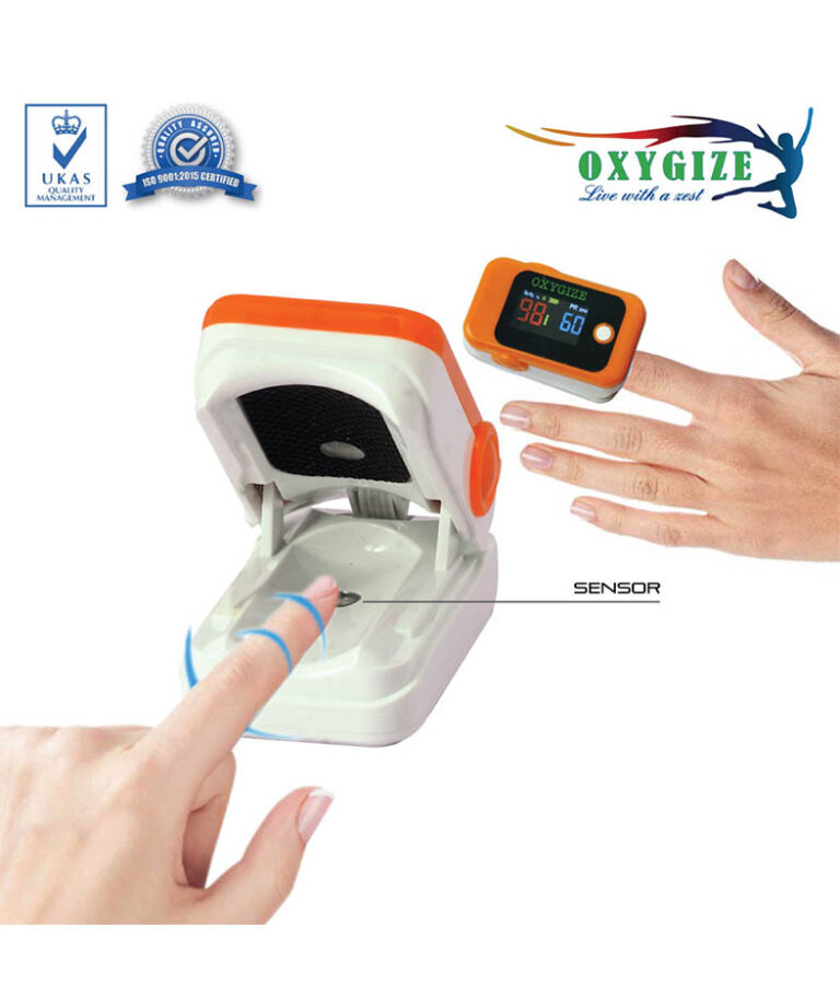 Fingertip Oximeter with Bluetooth - Oxygen Saturation Checker - ZetMed