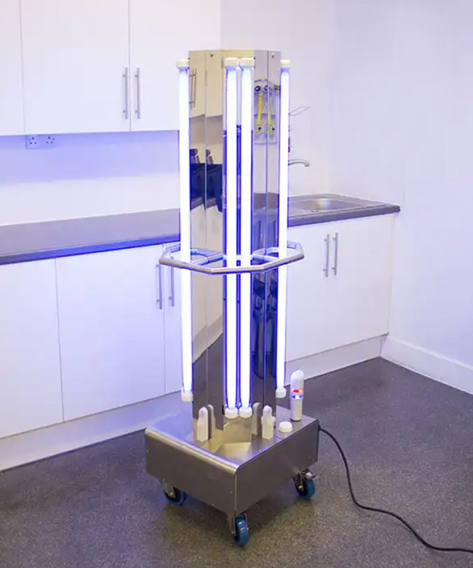 UVC Decontamination Trolley - ZetMed